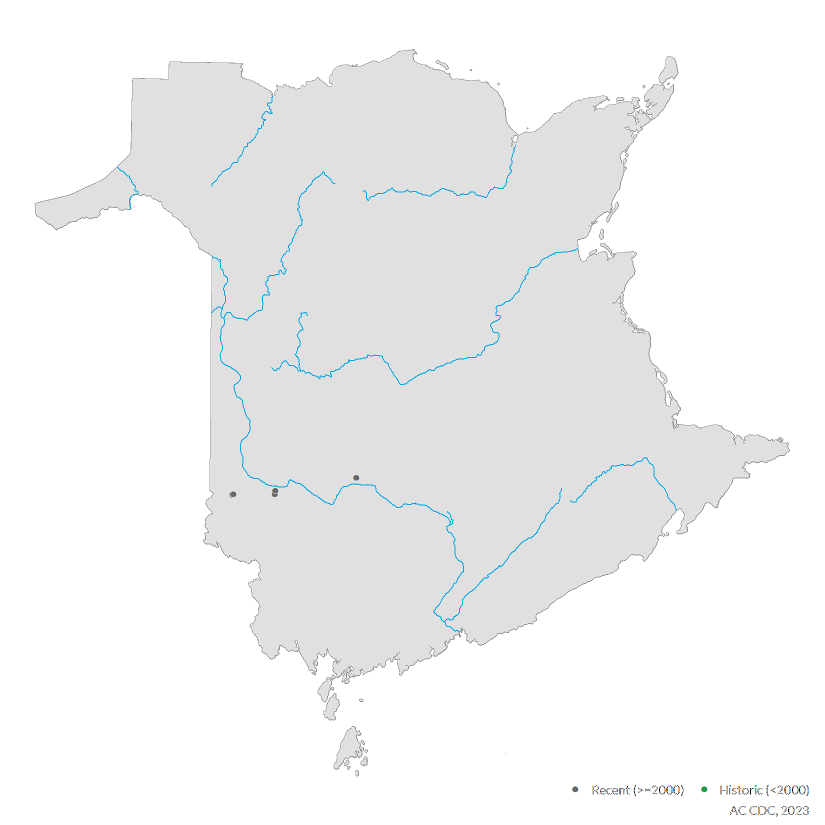 Distribution map